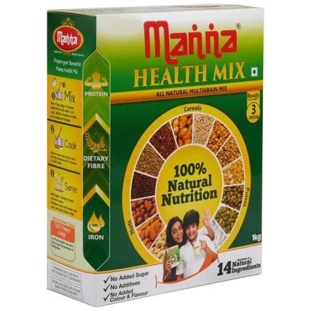 Manna Health Mix - 100% Natural Nutrition, No Added Sugar, Preservative ...