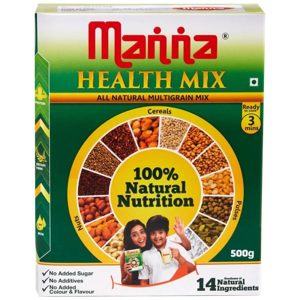 Manna Health Mix - 100% Natural Nutrition, No Added Sugar, Preservative ...