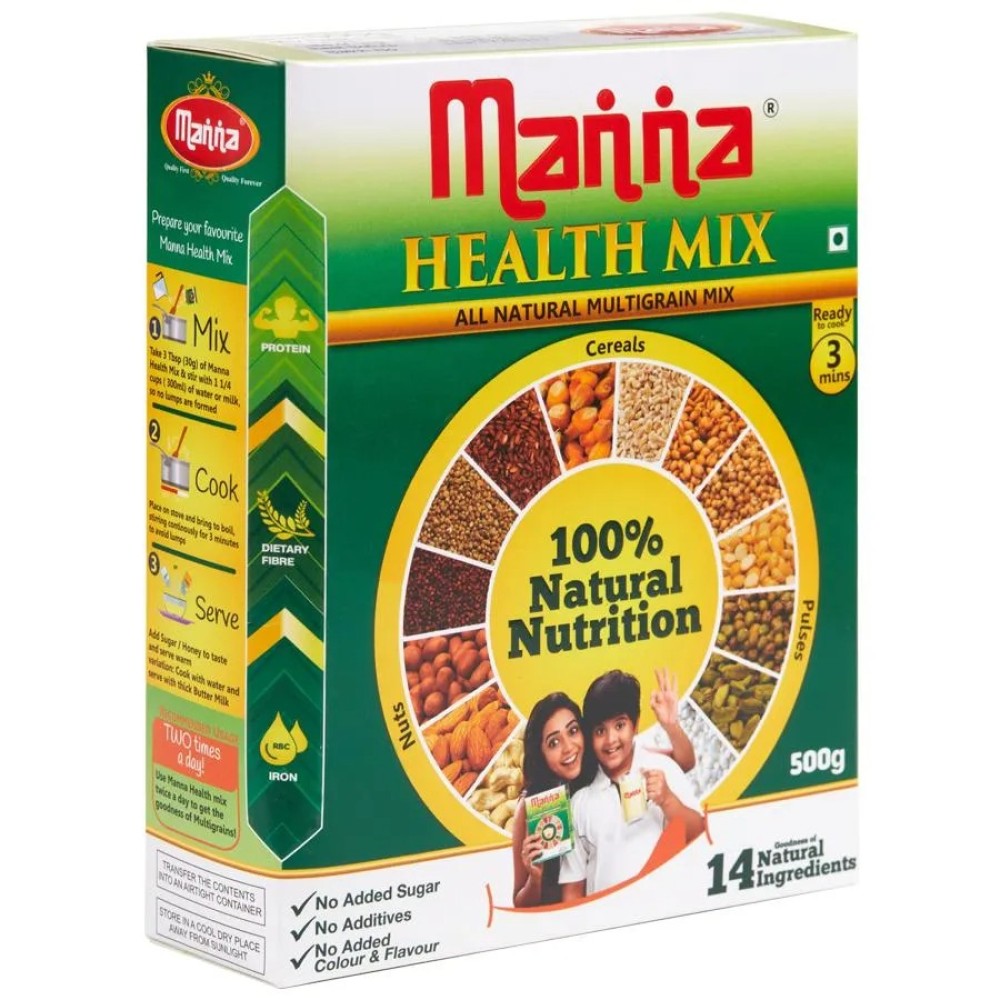 Manna Health Mix - 100% Natural Nutrition, No Added Sugar, Preservative ...